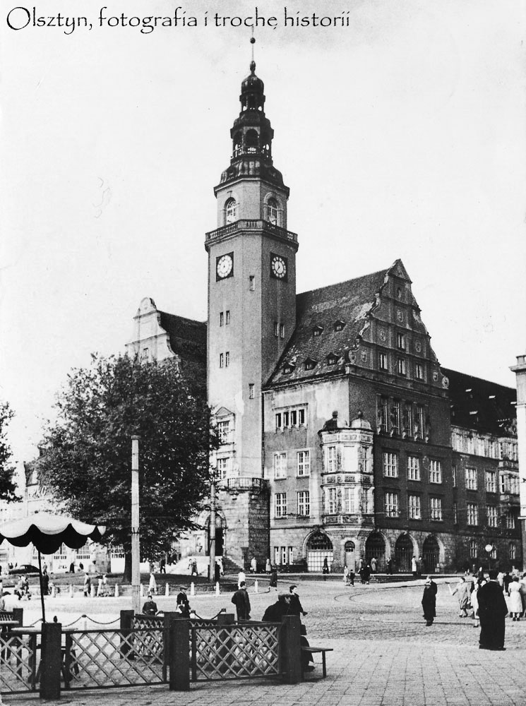 Olsztyn, fotografia i trochę historii ...: Olsztyn - ratusz i ogródek ...