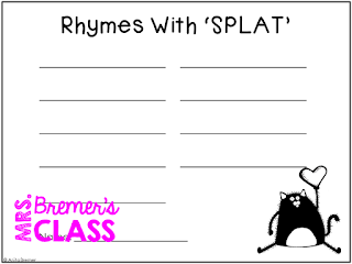 Love, Splat Activities and Freebies! | Mrs. Bremer's Class