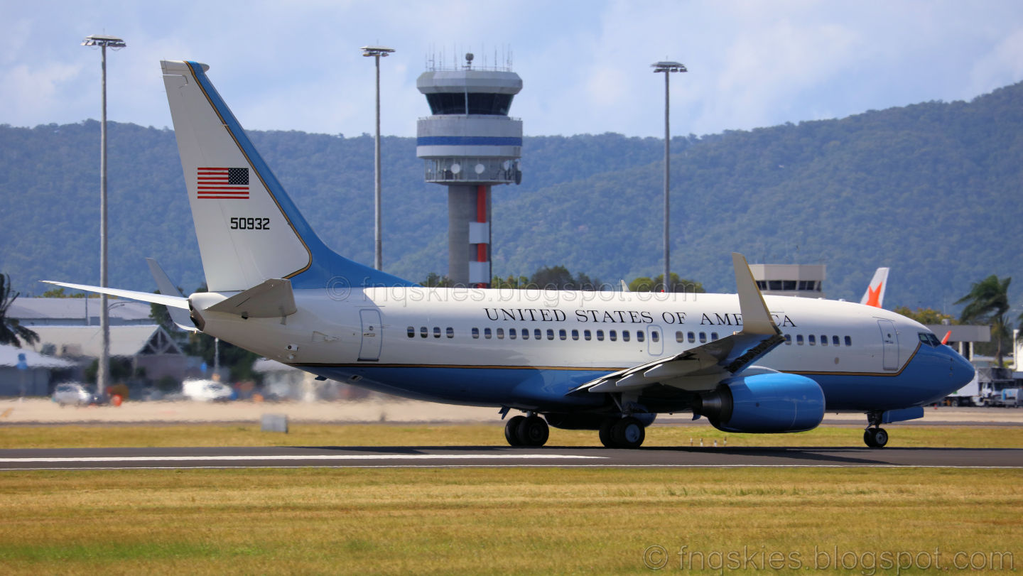 Far North Queensland Skies: United States Air Force C-40 05-0932 ...