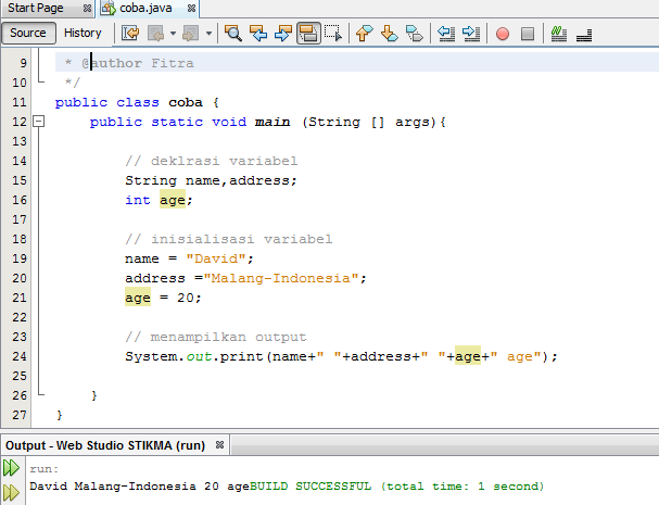 Cara Cepat Menulis Koding ~ Materi Java Pemula
