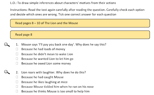 Teaching Reading Comprehension: Modelling and Practice (Example Lessons ...
