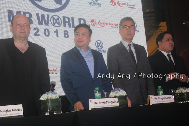 Andy Ang Photography: Philippines Proud To Host Mr. World 2018