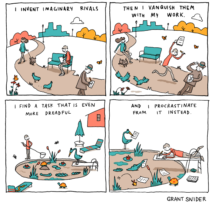 INCIDENTAL COMICS: Avoiding Procrastination