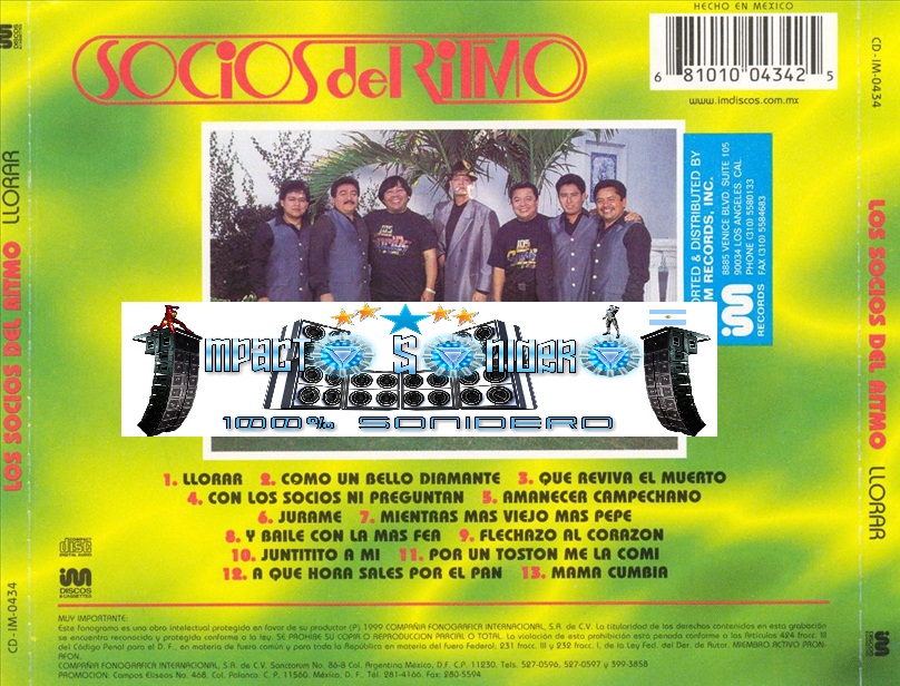 ĨМРÁČŤŐ ŚŐŃĨĎĔŔŐ : LOS SOCIOS DEL RITMO LLORAR