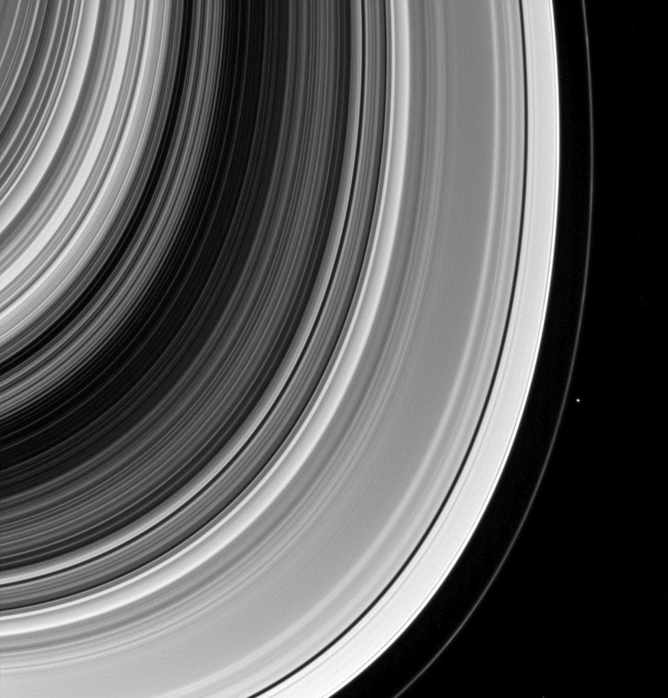 Suburban spaceman: NASA Cassini Image: Saturn’s moon Pandora and the F Ring