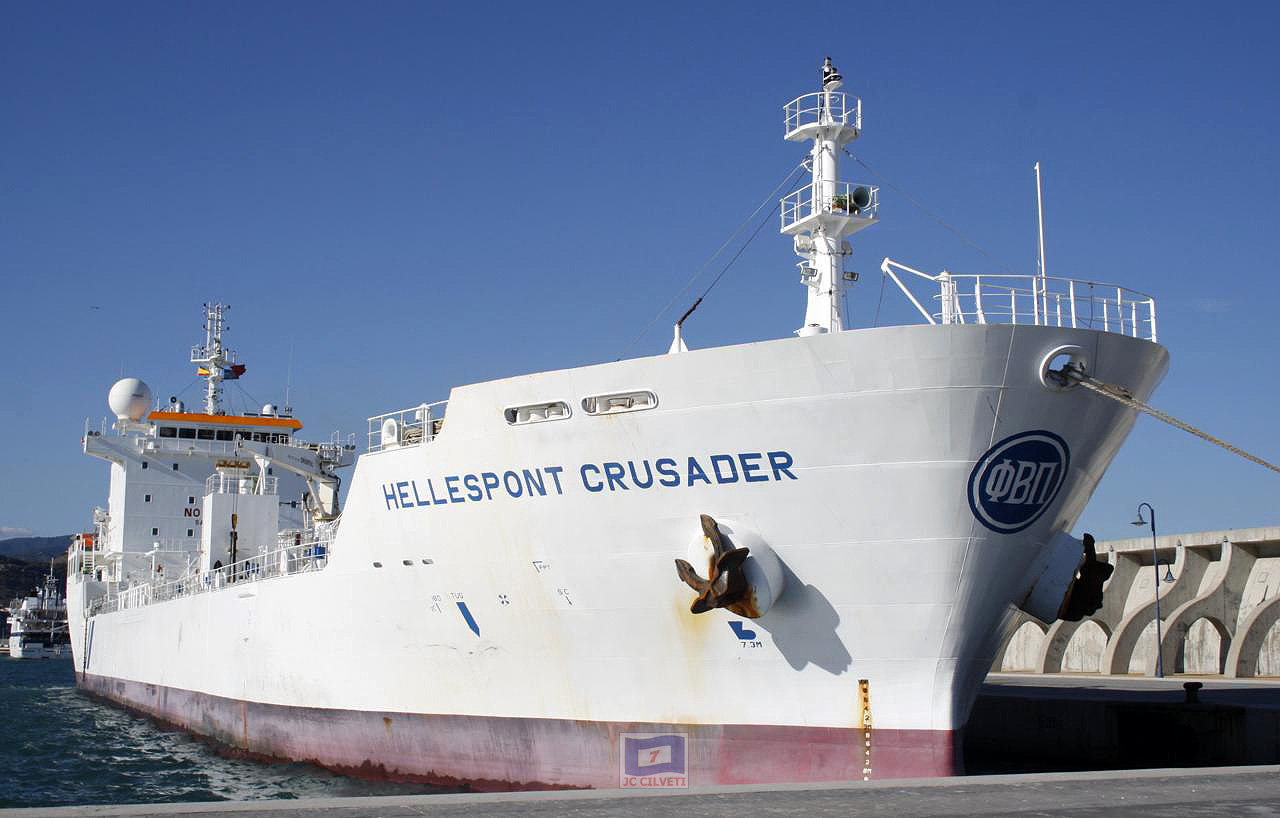 Málaga Marítima: El tanque químico HELLESPONT CRUSADER averiado en Málaga