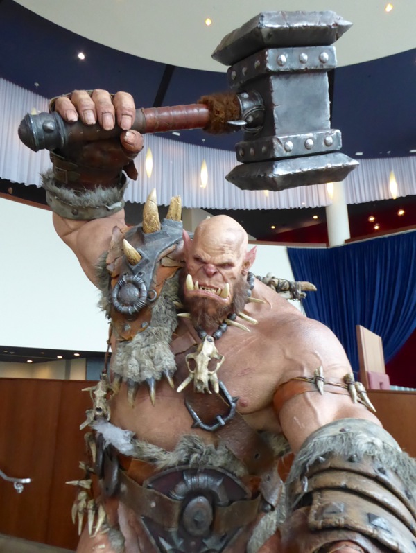 Hollywood Movie Costumes and Props: Orgrim Doomhammer statue from ...