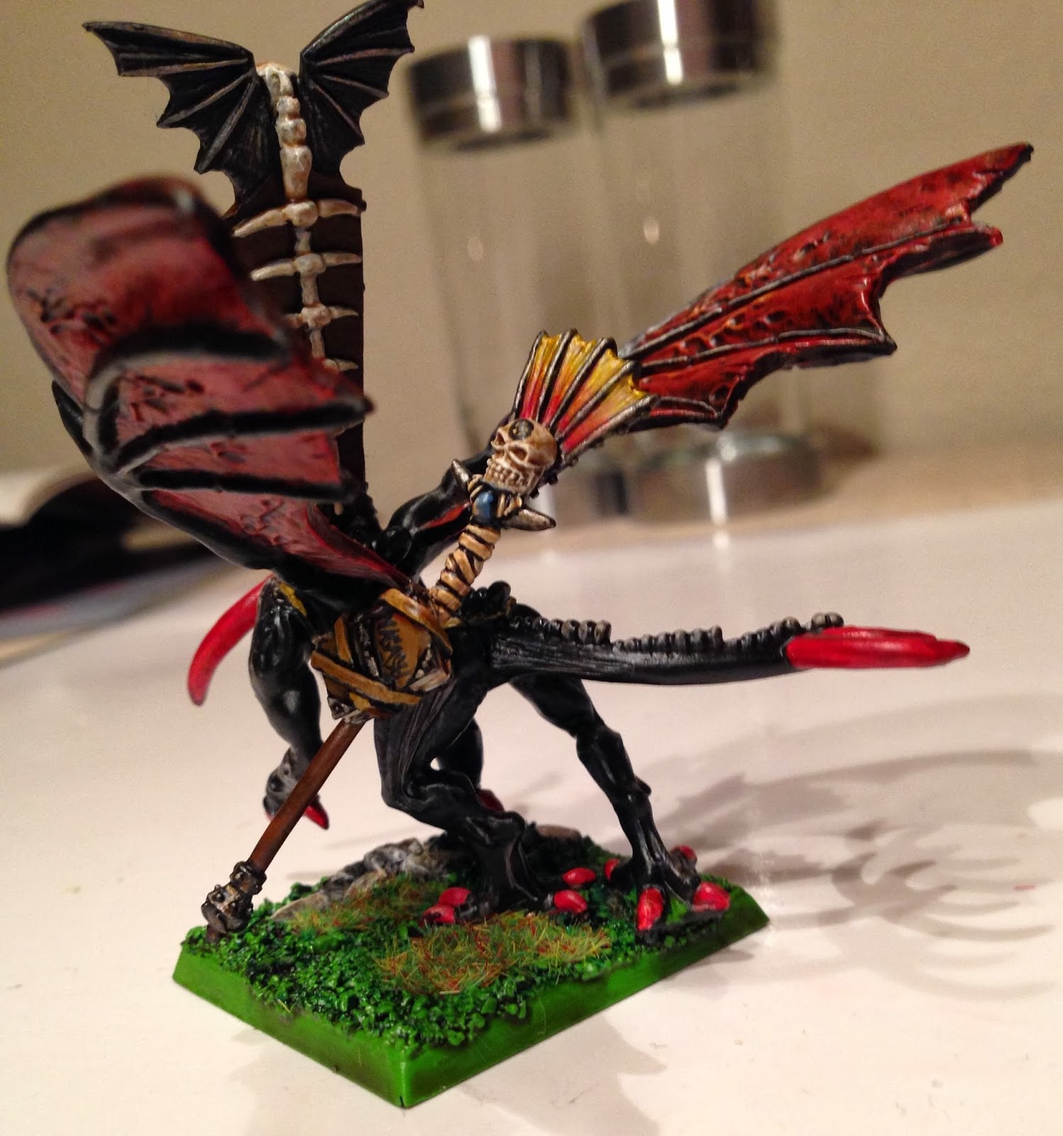 ScratchBox's Warhammer Project: Melkhior on Winged Nightmare