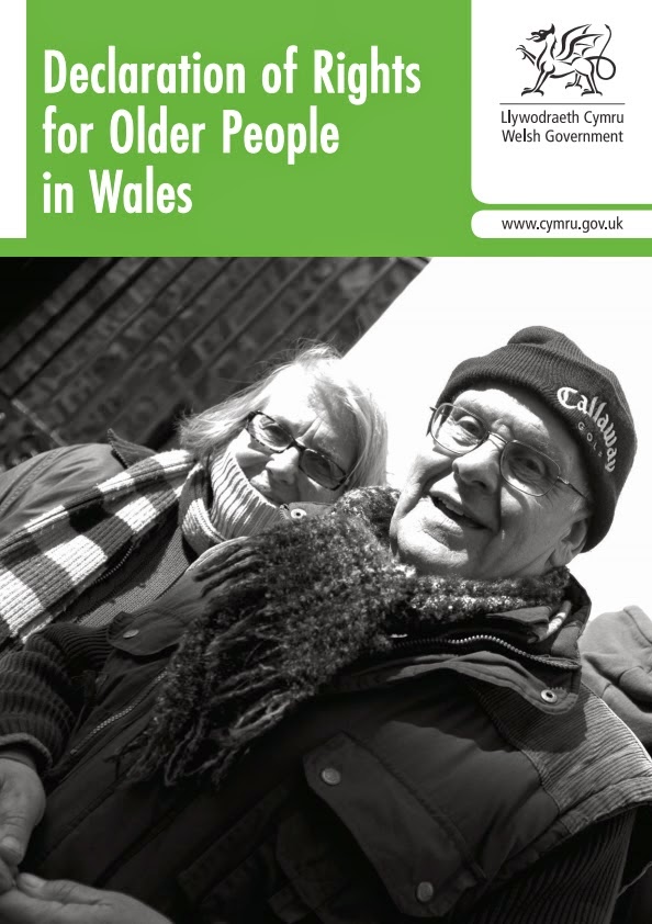 Edad con Salud: Declaración de los derechos de la gente mayor de Gales
