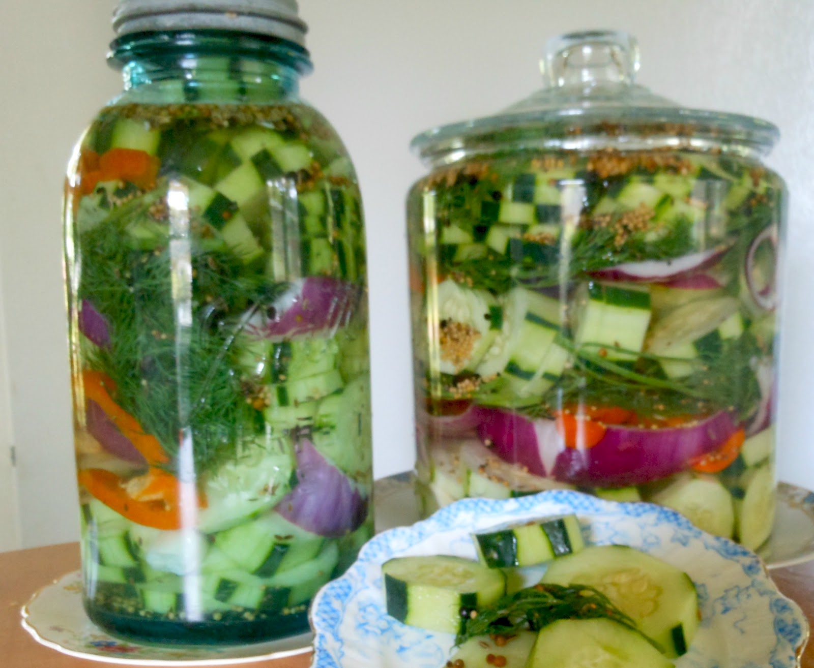 My Tiny Little Life: Refrigerator PIckles - A Family Tradition.