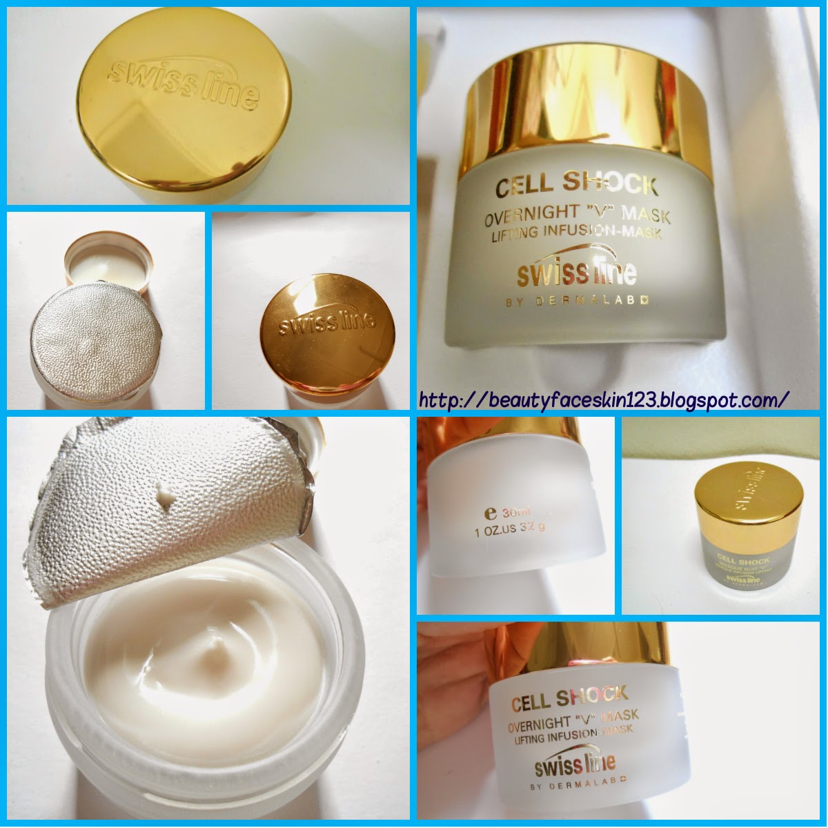 GREAT SKINandLIFE: REVIEW ON SWISS LINE CELL SHOCK OVERNIGHT “V” MASK