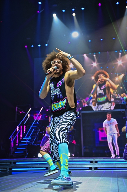 LMFAO's Redfoo at the Opening of Mohegan Sun's GLO | Exclusive Kat