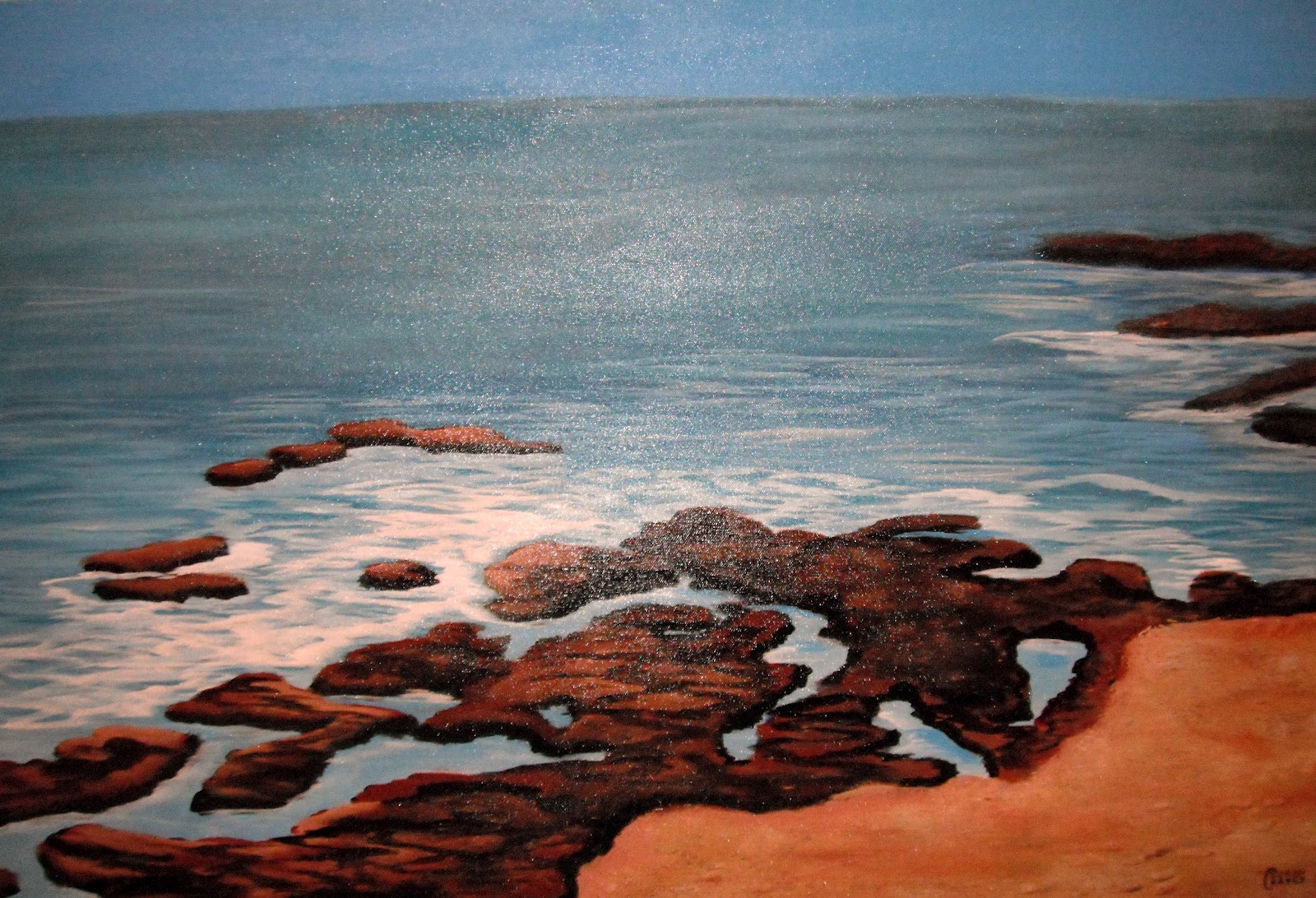 Coastal Art ~ Loran Chavez: The Beach at Goa