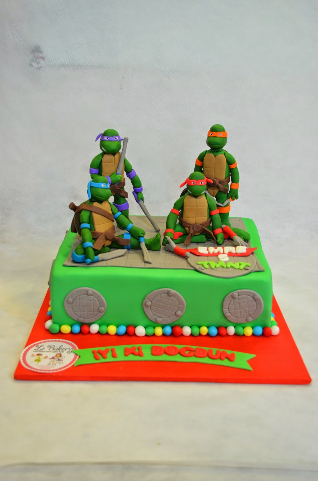 Le Bakery Butik Pasta: Ninja Turtles Pastalar