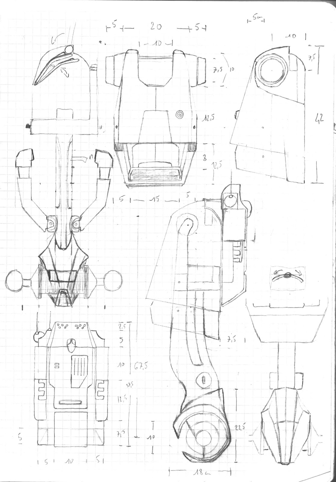 droide star wars: droide de combat B1 le corp