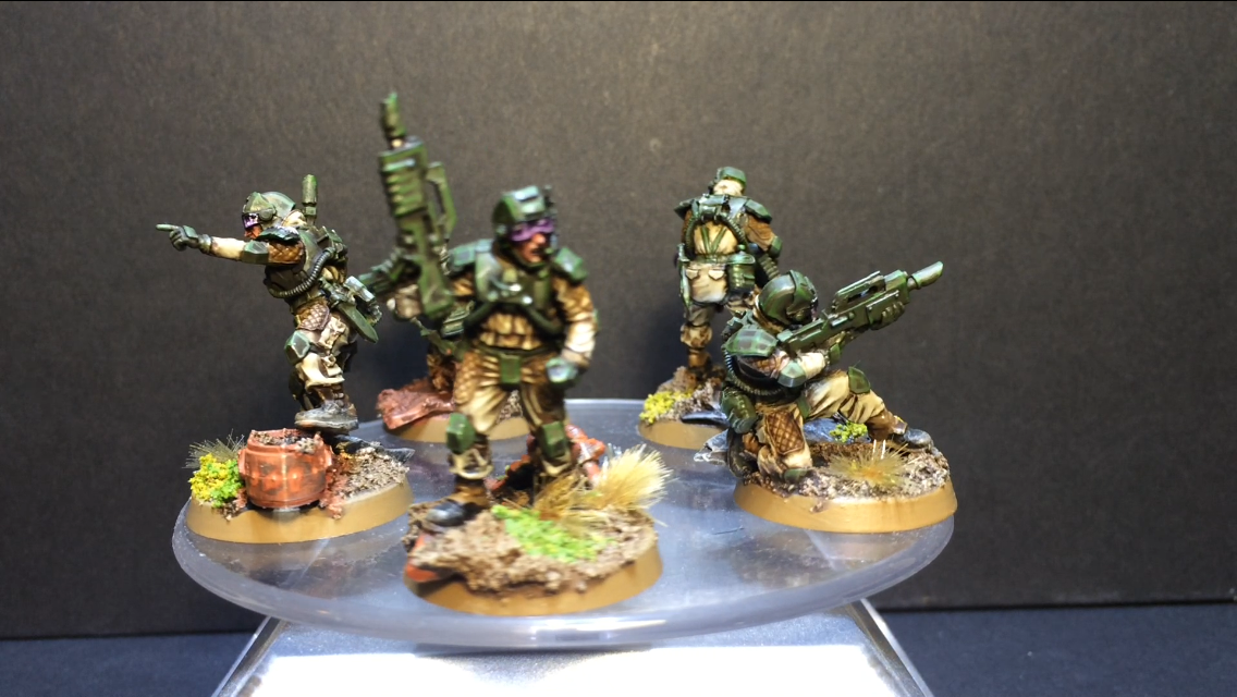 SCIFI WARGAMERS: Showcase: D99 Elysian Drop troop command squad with ...