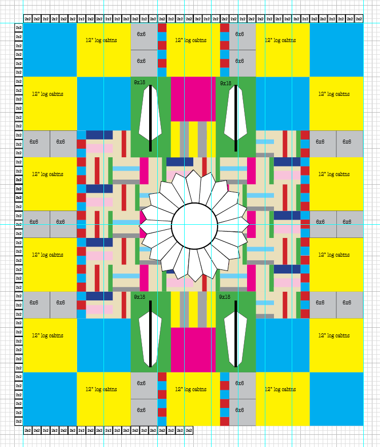 Mighty Distractible: Feather Quilt Block