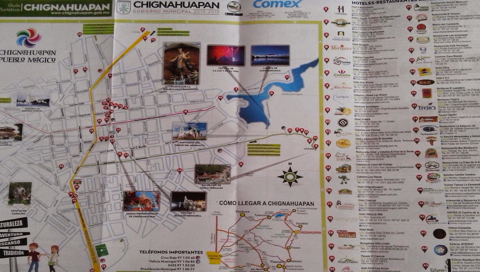 Turisteando en Chignahuapan Mágico: Mapa de Chignahuapan y Principales ...