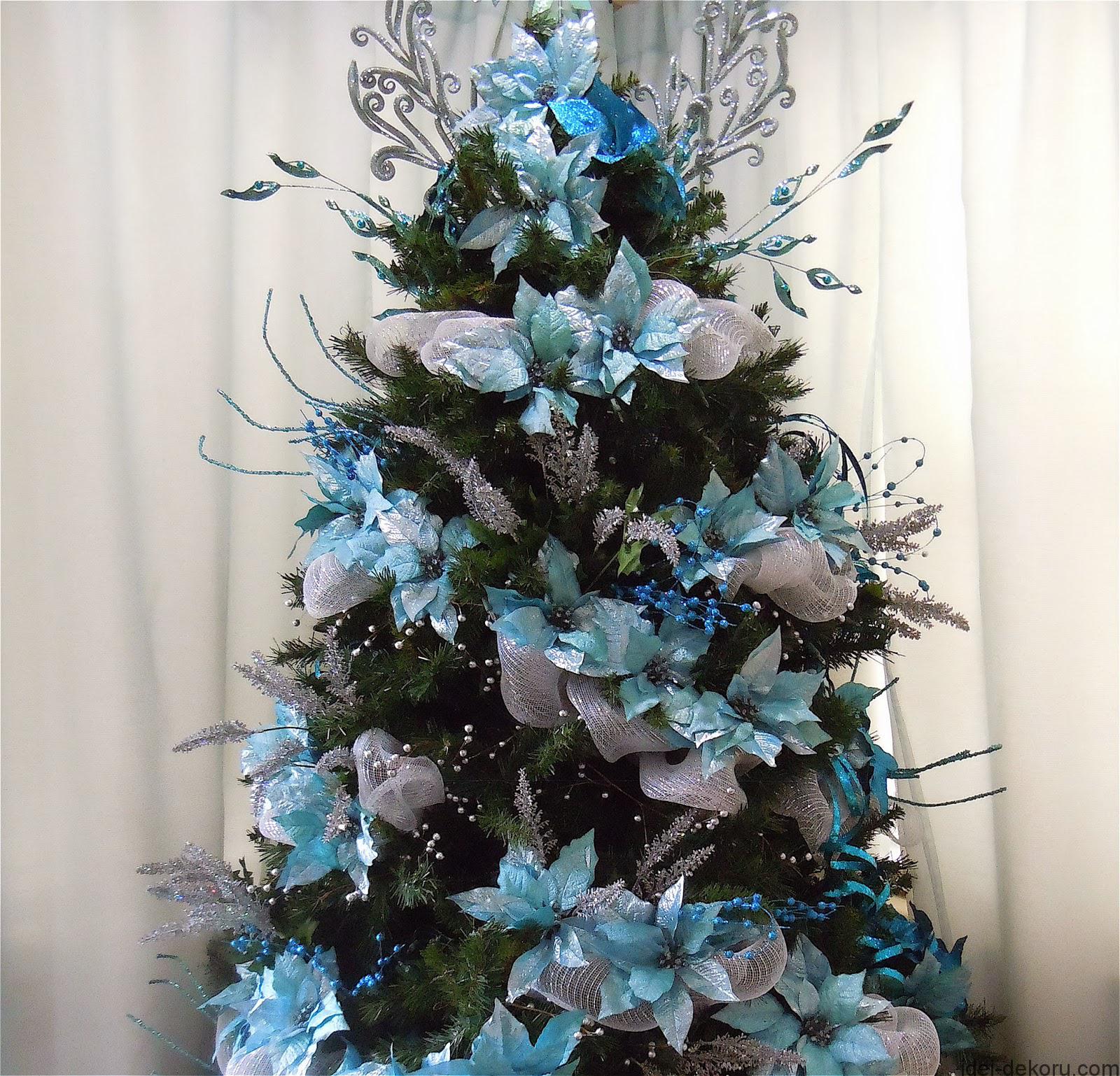 14 Ideas para decorar árboles navideños en tonos azules ~ Belleza y ...