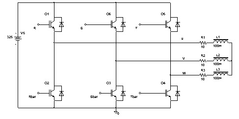 Onduleur triphasé à MLI sinus-triangle