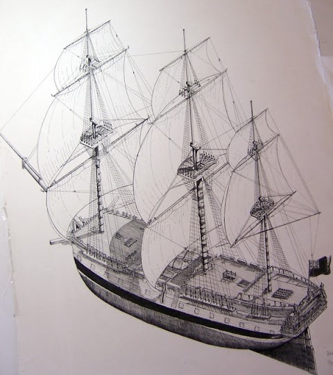 John Simlett Pen & Ink Gallery