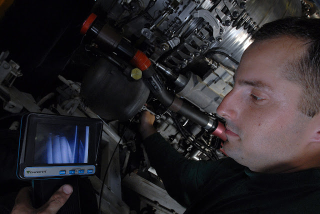 Borescope inspection of the aircraft engine - Aircraft Nerds