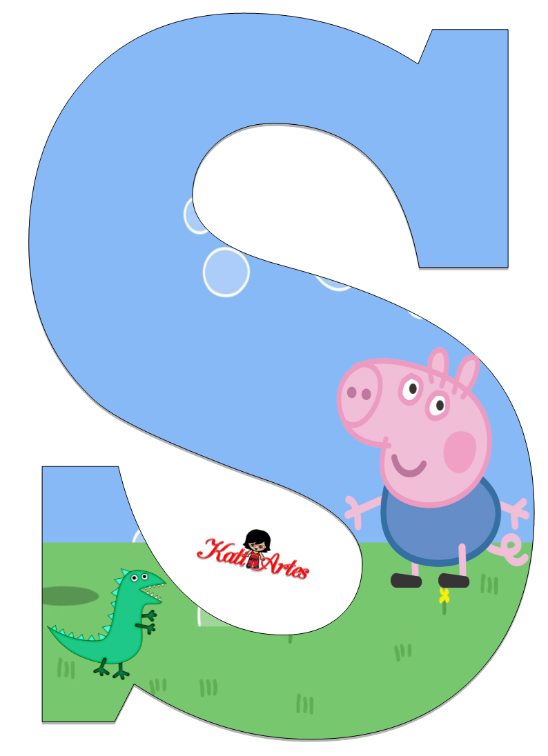 Alfabeto de George Pig. - Oh my Alfabetos!