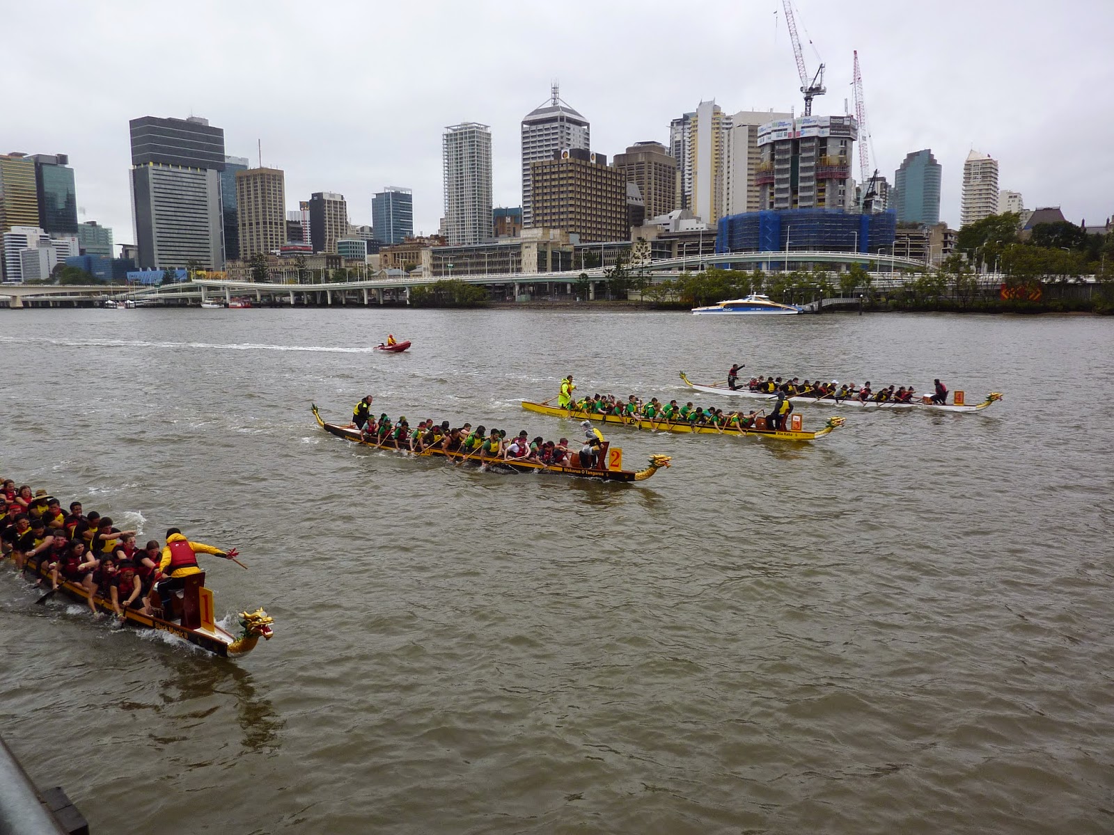 Master an der QUT in Brisbane: Dragon Boat Regatta