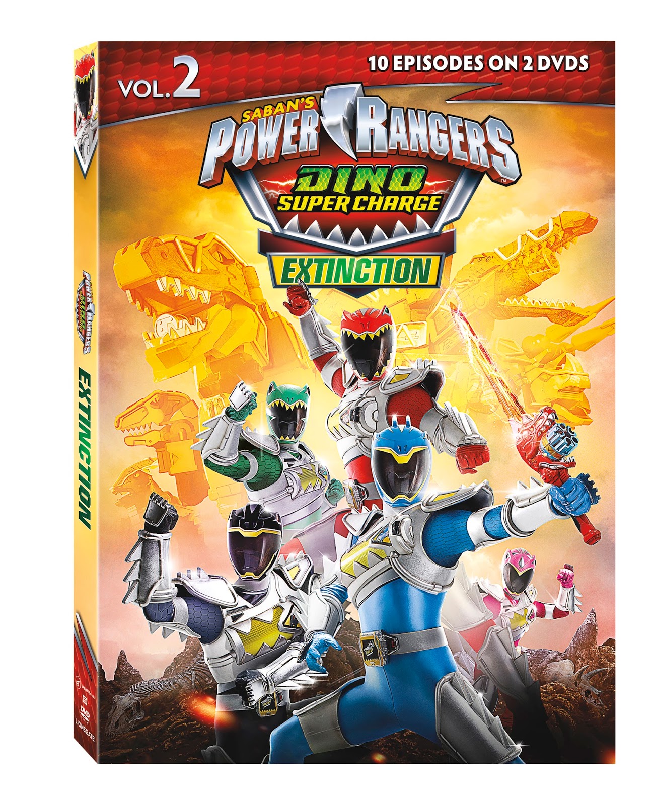 DVD Review - Power Rangers Dino Super Charge: Extinction DVD Review ...