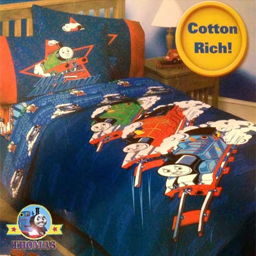 Train Bedroom Ideas Tank Thomas Bed Sheet Sets Toddler Decor | Train ...