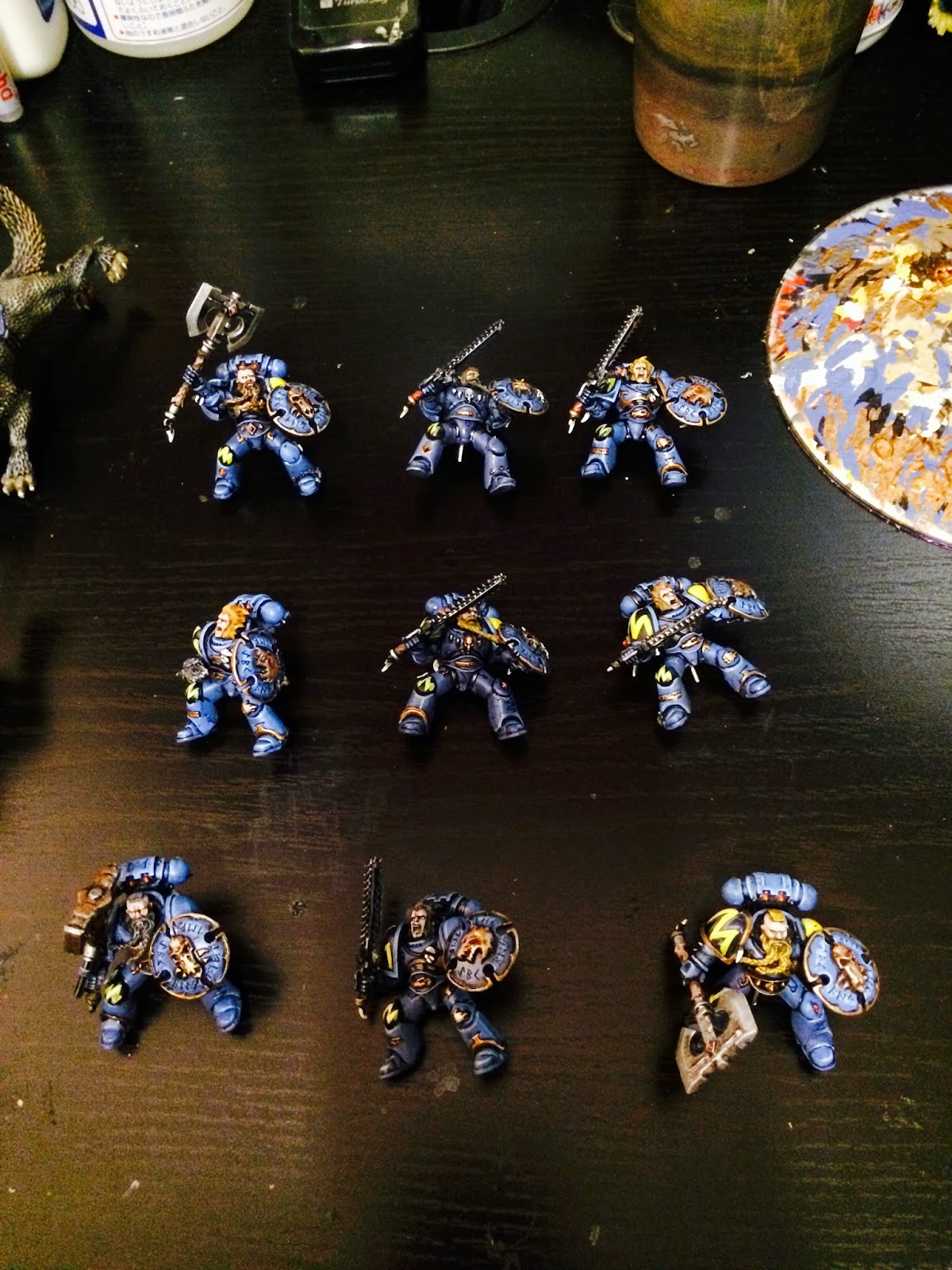 Anything But Ones: Thunderwolf cavalry & custom made scenic bases