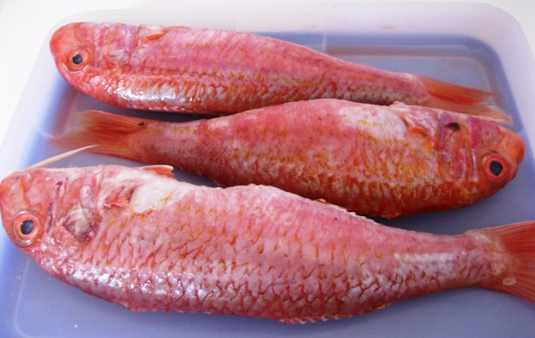 Cozinha com a Anna: Salmonetes no Forno