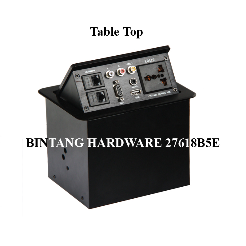 Table Top Socket Colokan Meja Meeting Kantor - Bintang Hardware