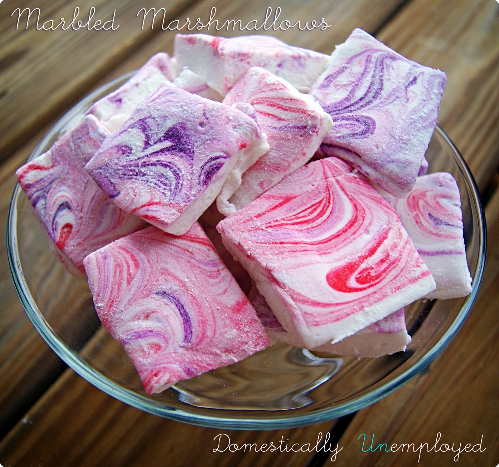 *Domestically Unemployed*: Marbled Marshmallows