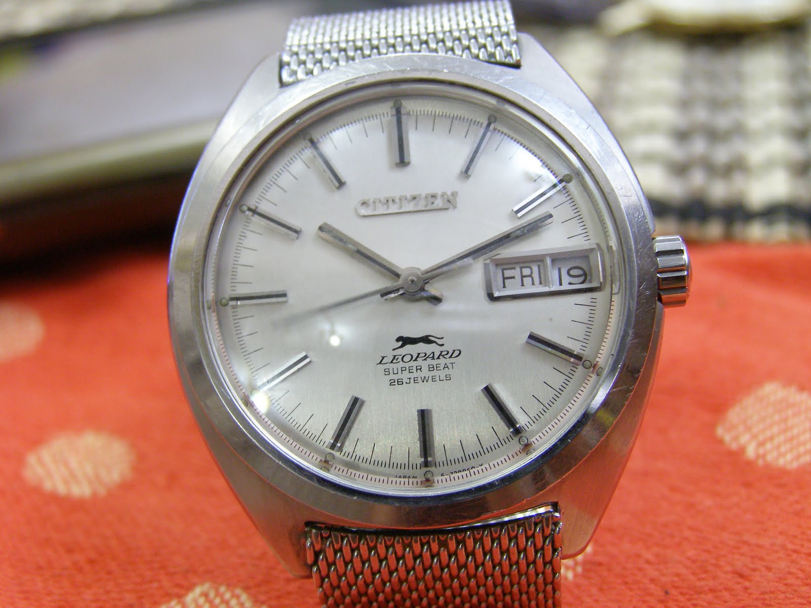 resting place: VERY RARE AUTHENTIC VINTAGE CITIZEN LEOPARD SUPER BEAT ...