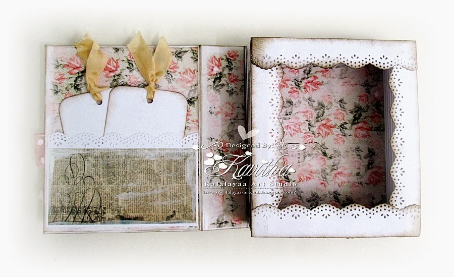 Kalalayaa's Art Stuido: BOOK BOX CARD