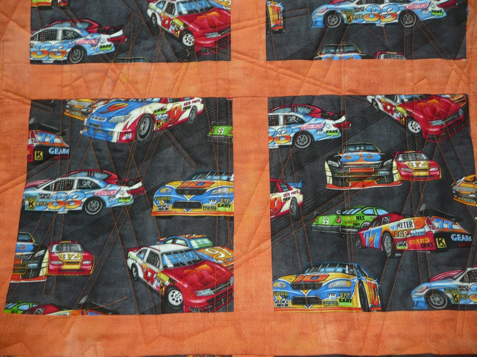 Acorn Ridge Quilting: Karyl's CASA Race Car Quilt #2