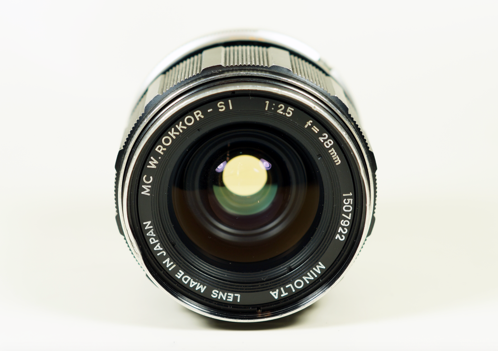 Minolta MC W.Rokkor-SI 28mm f2.5 Lens