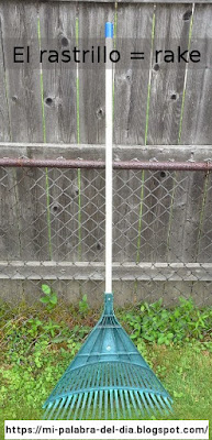 Mi Palabra Del Día: El rastrillo - rake