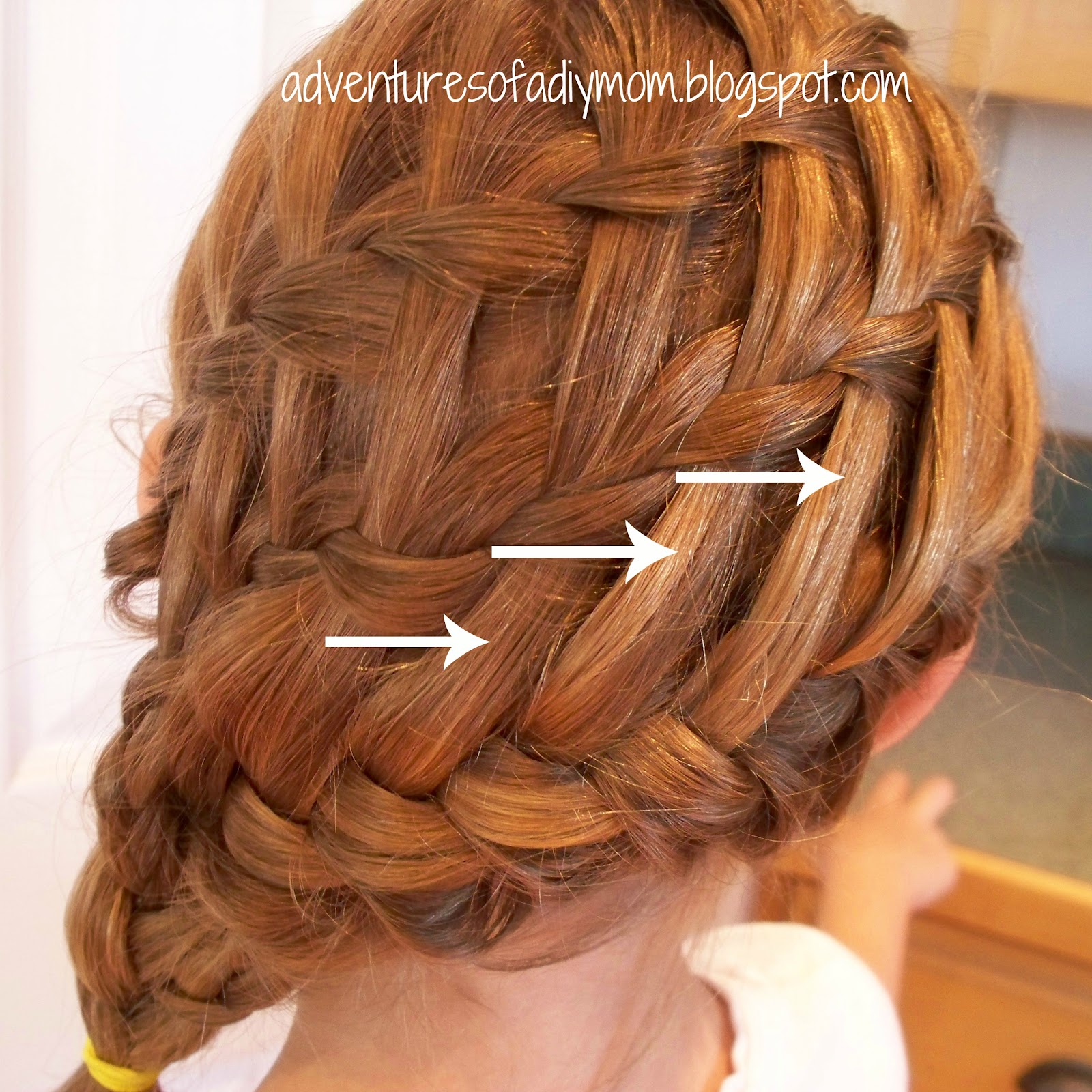 Mini Hair Series - Triple Braid - Adventures of a DIY Mom