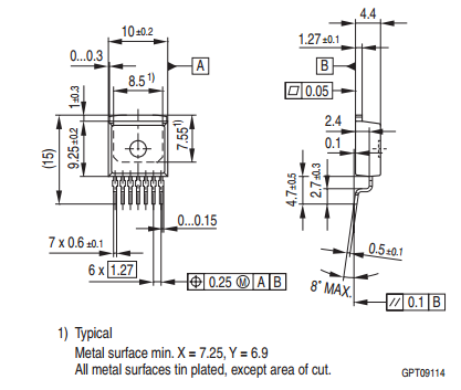 NPN PNP Transistor: BTN7930B High Current PN Half Bridge NovalithIC