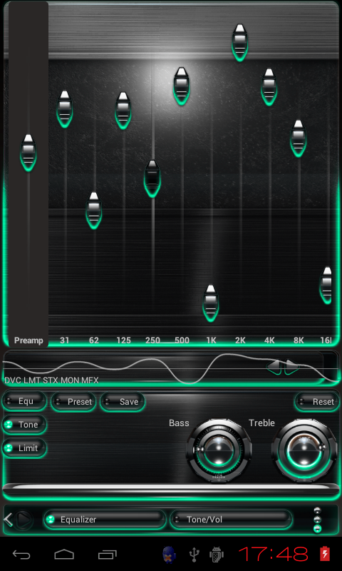 Poweramp skin Mint Glow v3.02 | RSKMANIA