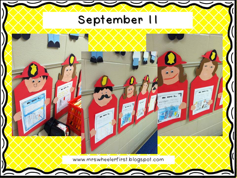 Mrs. Wheeler's First Grade Tidbits: September 11 Ideas