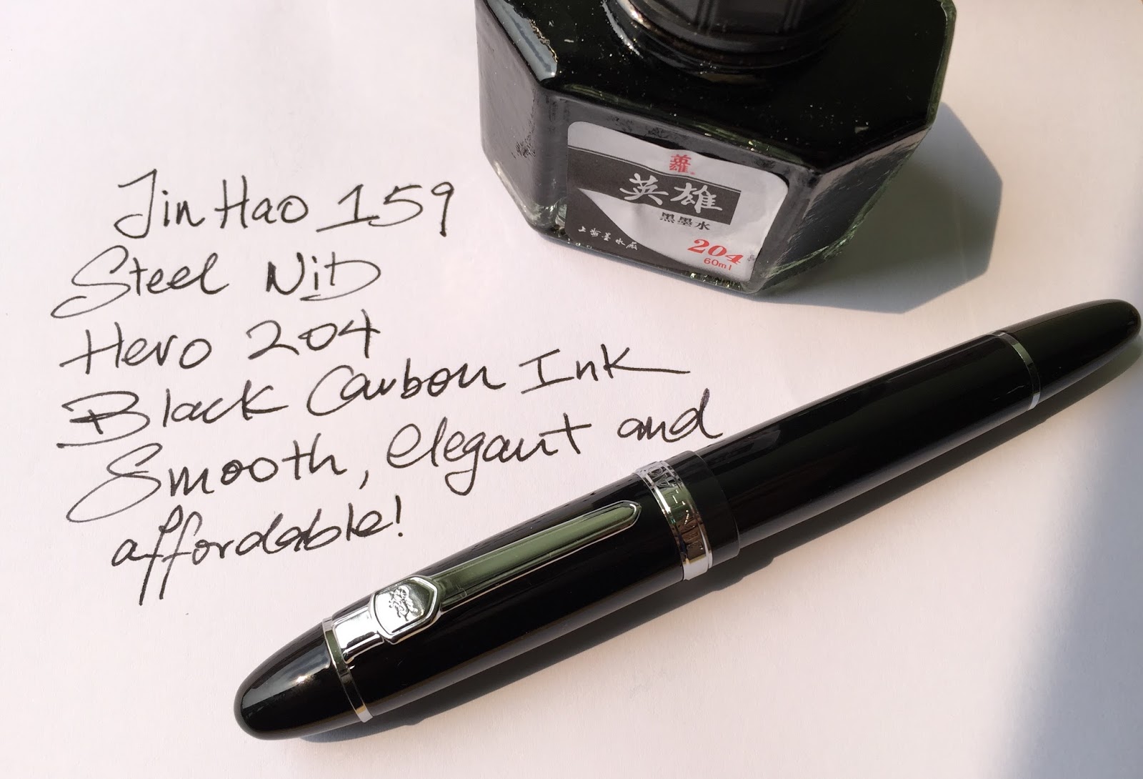 Art of Pens: JINHAO 159 (with HERO 204 BLACK INK) = SUPER CHEAP COMBO!