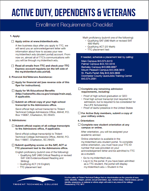 Trident Tech - Downtown: Active Duty, Dependents and Veterans ...