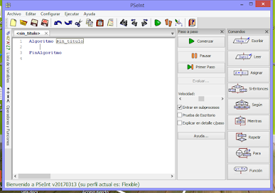 PROGRAMACIÓN BÁSICA EN PSEINT: PSeInt