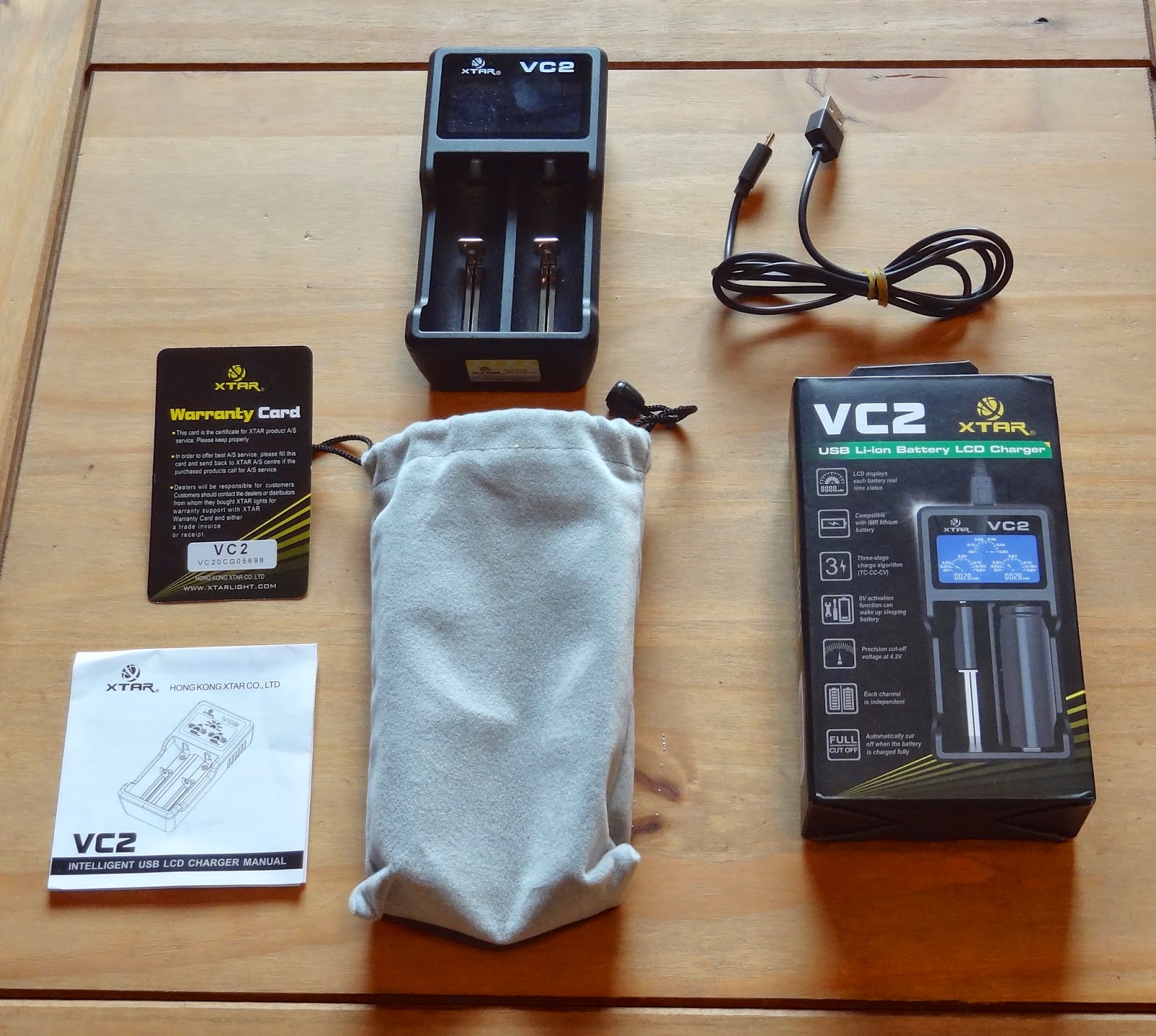 A Blog on the Landscape!: Xtar VC2 battery charger review.