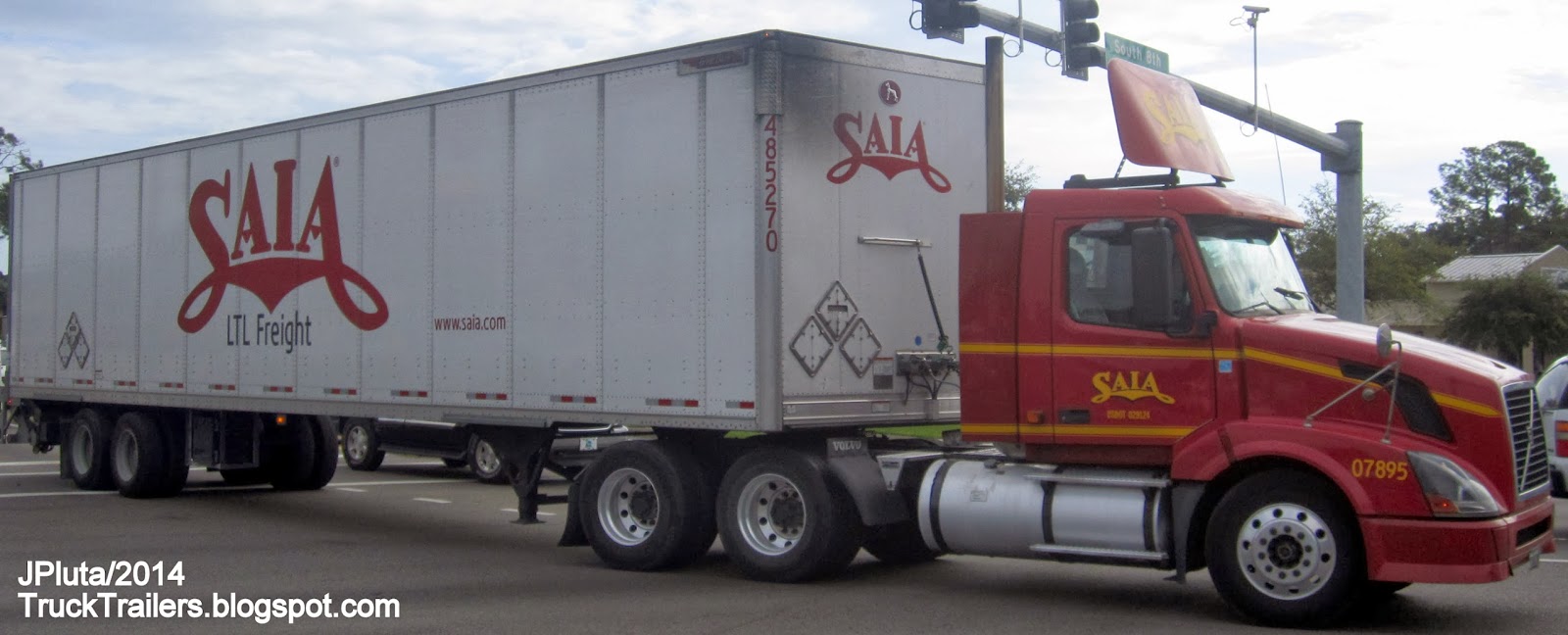 TRUCK TRAILER Transport Express Freight Logistic Diesel Mack Peterbilt ...