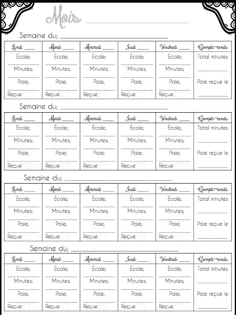 Les idées de Mme Roxane!: Suppléance