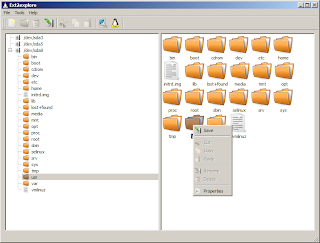 Linux. Рецепты и заметки: Ext2explore — лёгкий доступ к разделам ext4